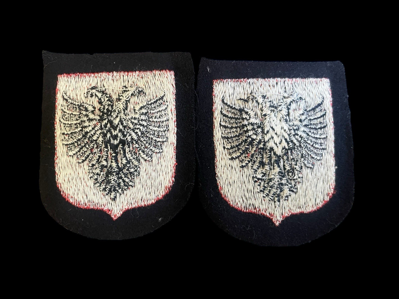 WWII GERMAN- ALBANIAN FOREIGN VOLUNTEER SHIELD INSIGNIA PATCH- ELITE ...