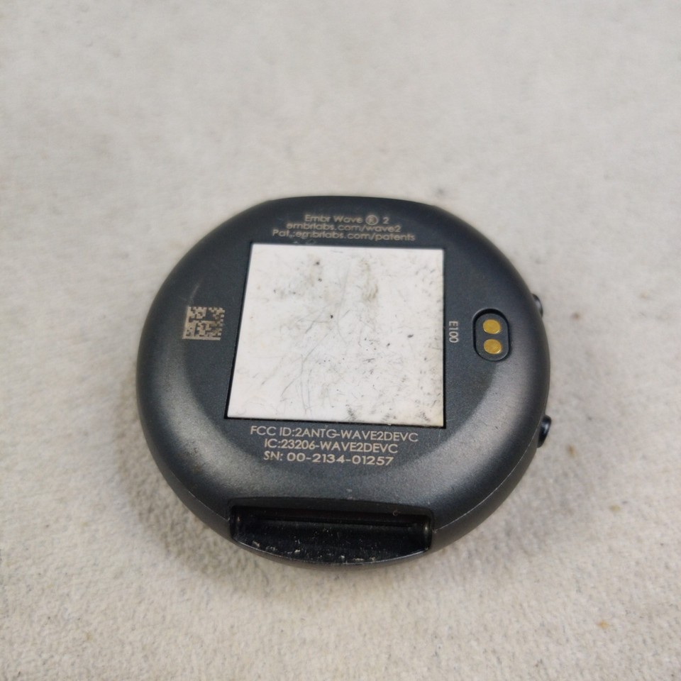 Embr Wave 2 Thermal - Black GOOD CONDITION UNIT ONLY NO BAND, UNTESTED ...
