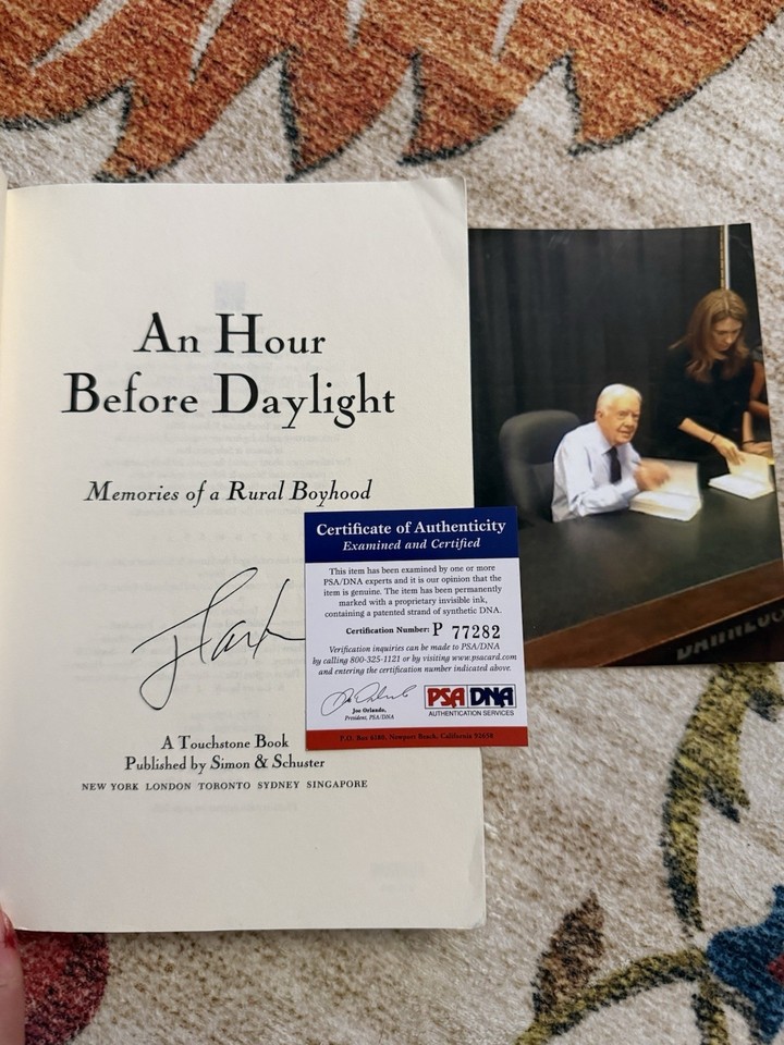 SIGNED An Hour Before Daylight : Memories of a Rural Boyhood by Jimmy ...