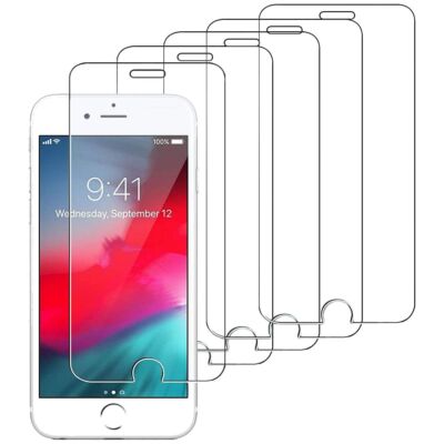 5-Pack Crystal Clear Screen Protector for iPhone SE (1st gen) / 5S / 5C ...