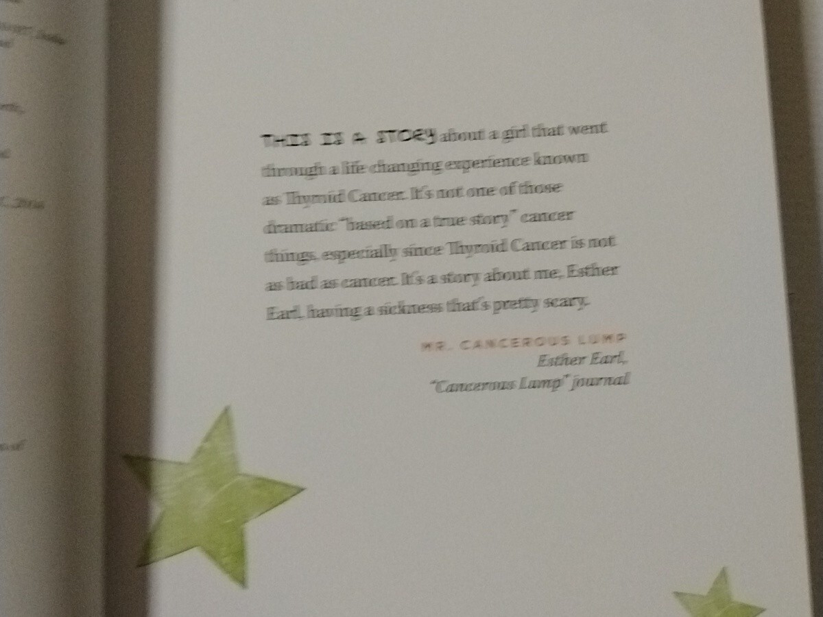 Esther Earl Quote This Star Won't Go Out