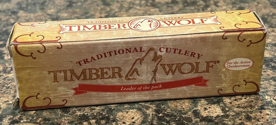Timber Wolf Traditional Cutlery Lockback Black Folding Pocket Knife | eBay