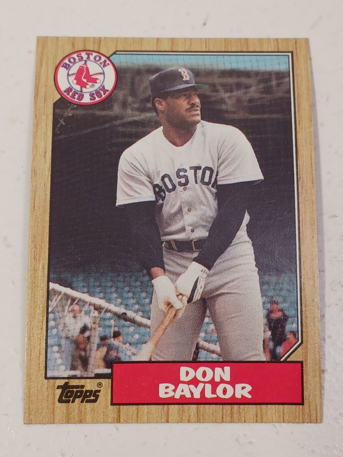 Don Baylor Boston Red Sox 1987 Topps Card #230 | eBay