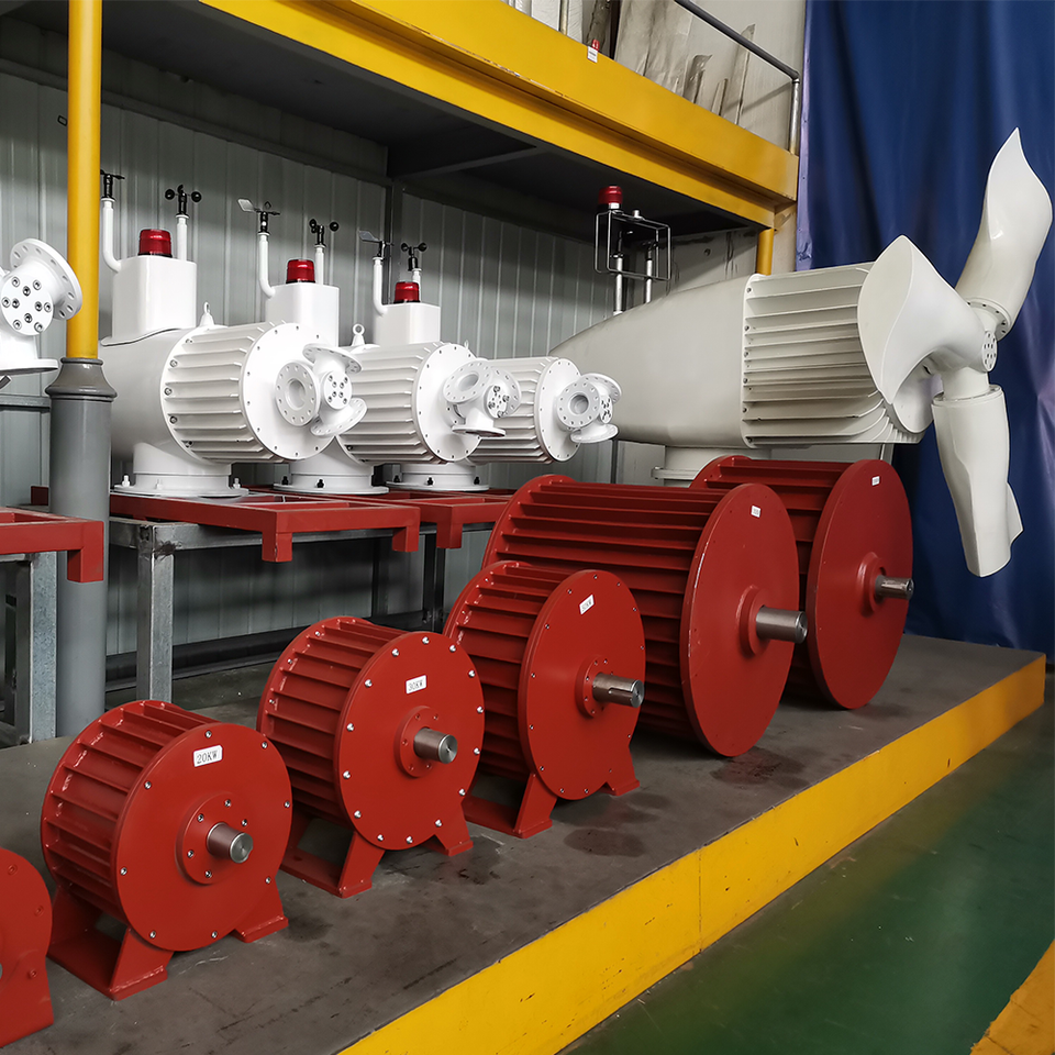 50KW AC Permanent Magnet Generator 220V 380V 400V Wind Turbine 360rpm ...