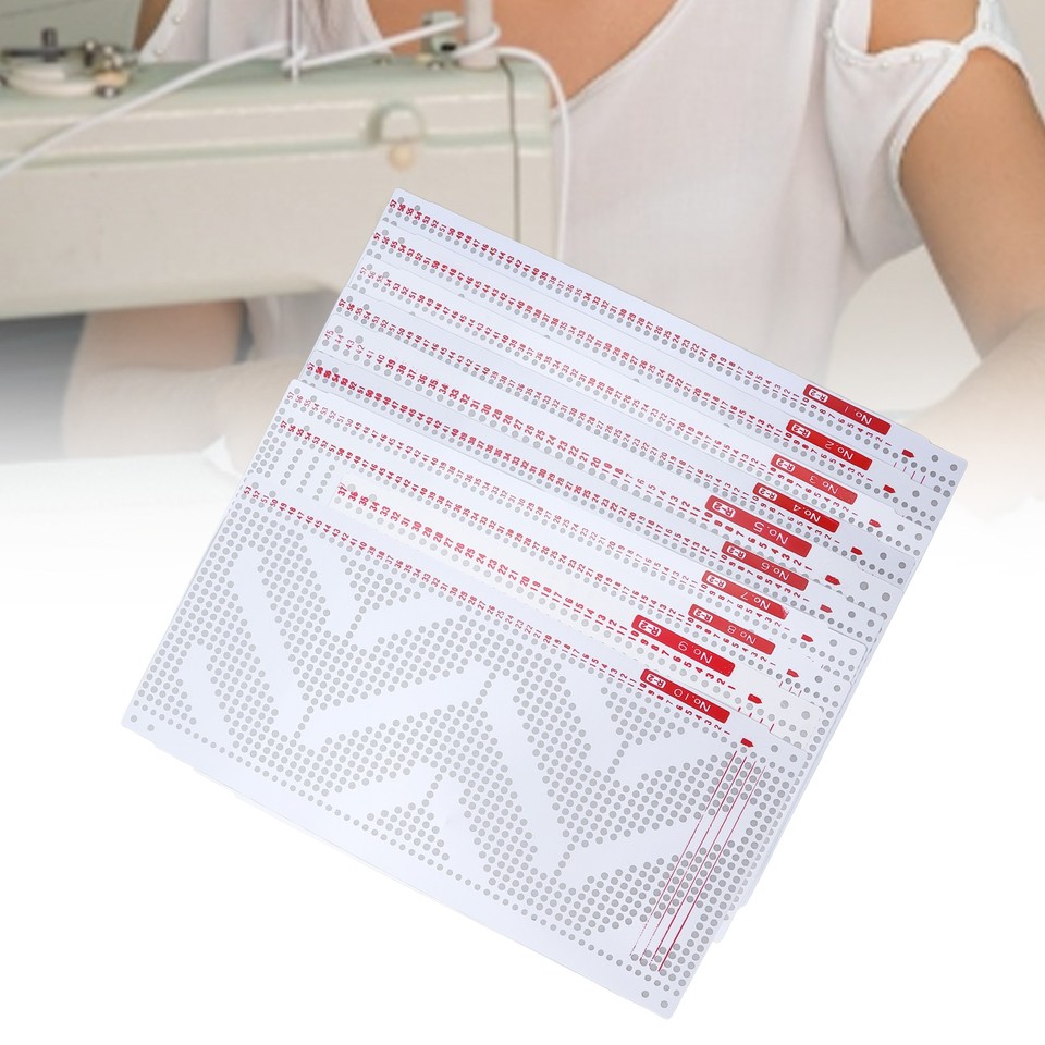 10x Punch Cards Plastic White Soft Professional Hole Punched Index ...