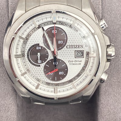 Citizen B612-S094755 Eco-Drive Watch Men's Date Sapphire Titanium Japan ...