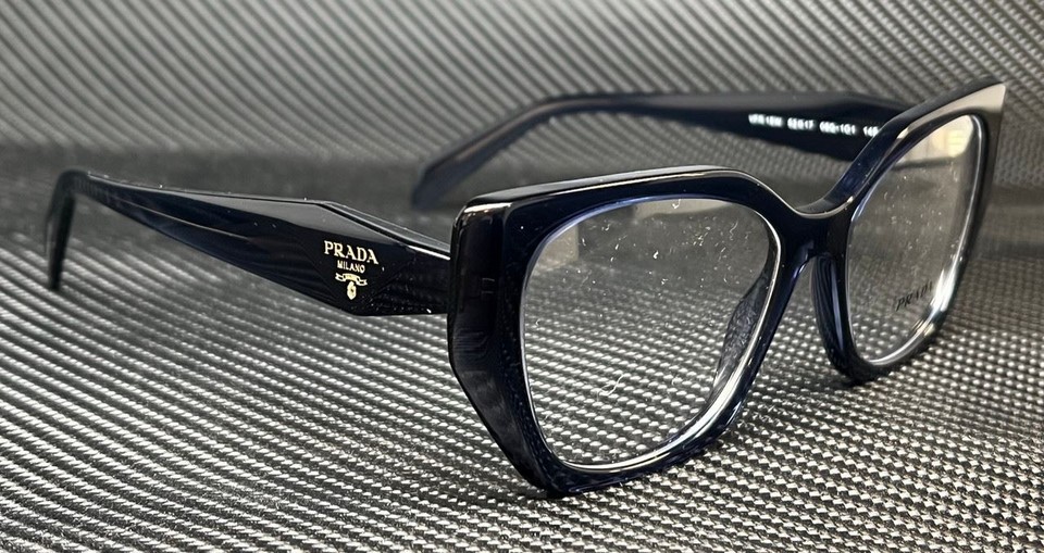 PRADA PR 18WV 08Q1O1 Blue Crystal Women's 52 mm Eyeglasses ...