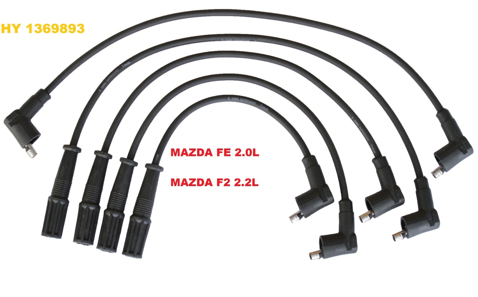 901303803 YALE 1369893 HYSTER FORKLIFT IGNITION WIRE X4 + COIL MAZDA ...