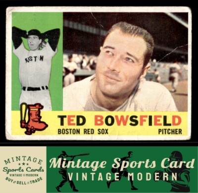 1960 Topps - Ted Bowsfield - #382 Boston Red Sox | eBay