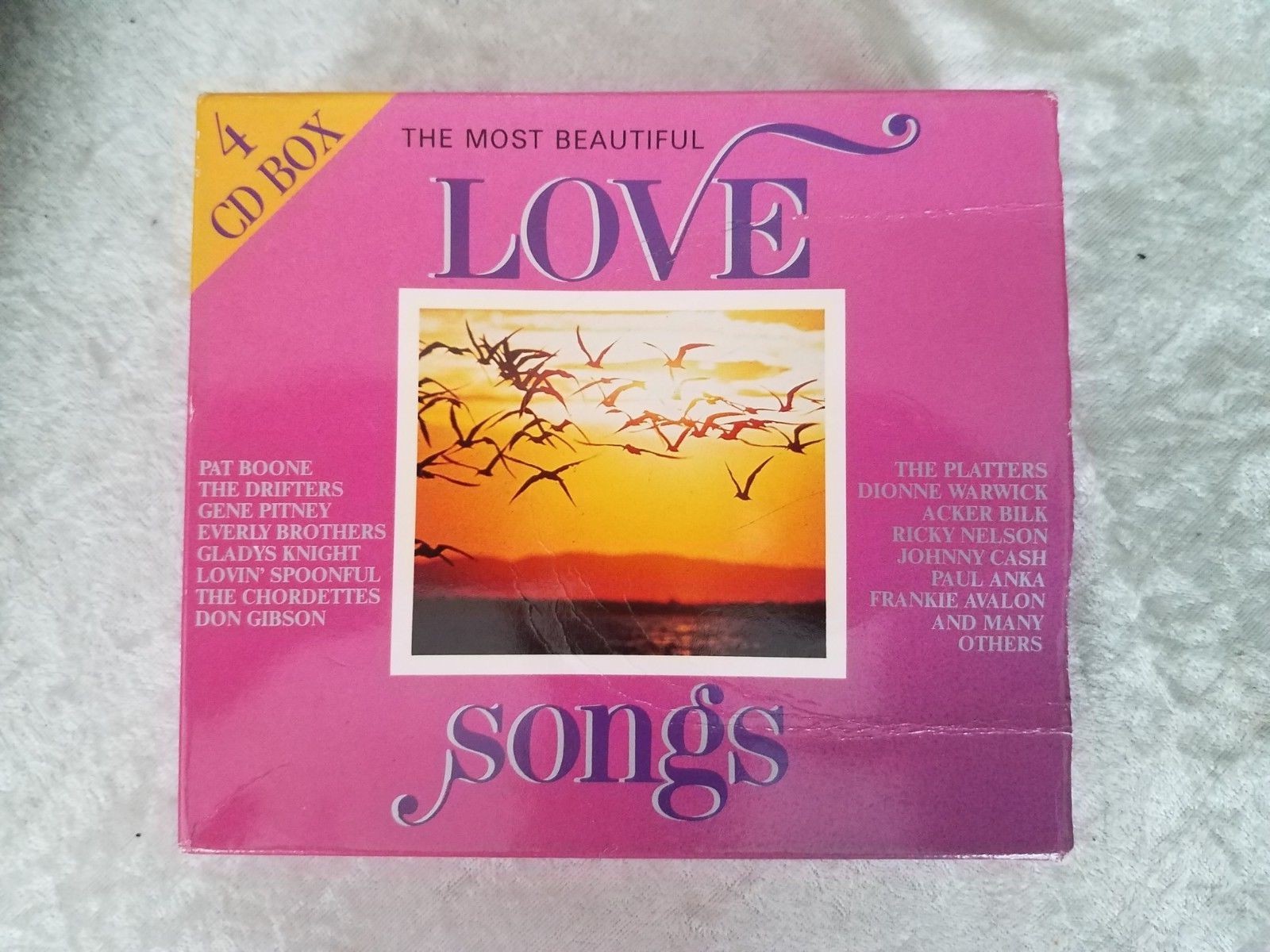 4 cd box set Most Beautiful love songs 56 songs Avalon Boone Nelson ...