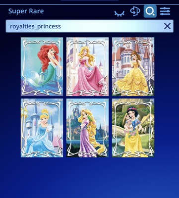 Disney Collect DigitalCards Limited Edition RoyalTies Princess Super ...