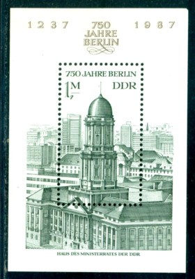 1986 Berlin Altes Stadthaus/Old City Hall,Senate building,Germany DDR ...