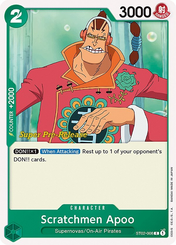 Scratchmen Apoo ST02-008 Super Pre-Release Starter Deck 2: Worst ...