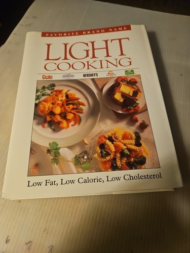 Vintage 1993, Favorite Brand Name Cookbook "Light Cooking" Hardcover ...