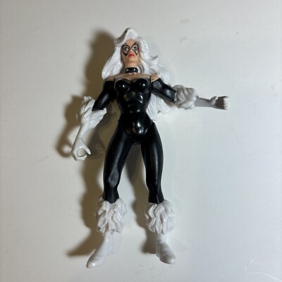 Marvel Black Cat Felicia Hardy Action Figure ToyBiz 1996 5” Spider-Man ...