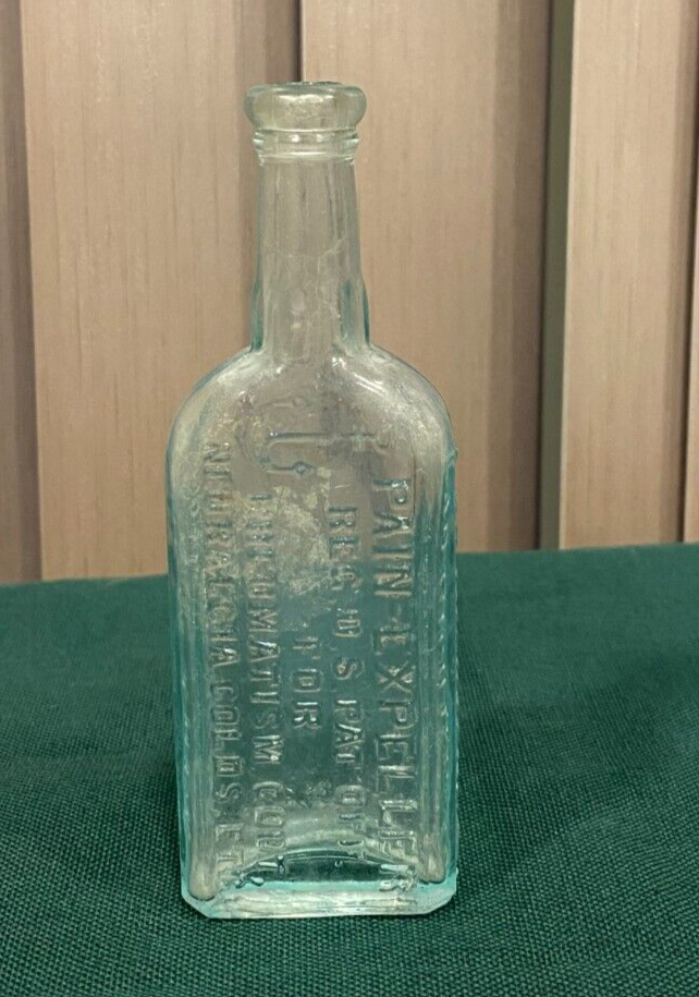 F.AD. Richter & Co. Pain Expeller Aqua Medicine Bottle Pre 1900 Anchor ...