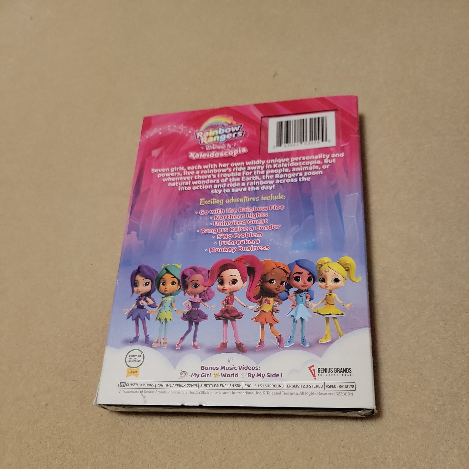Rainbow Rangers: Welcome To Kaleidoscopia (DVD with slipcover ...
