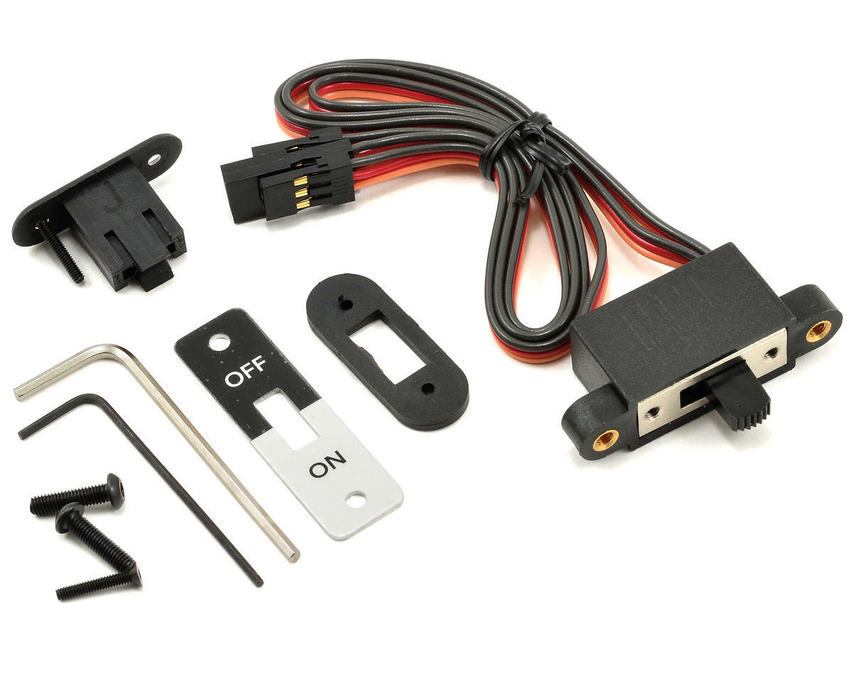 Spektrum Deluxe 3 Wire RC R/C Airplane Battery On Off Switch Harness ...