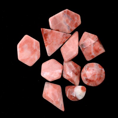 Natural Red Jasper Rose Cut Top Quality Untreated Gemstones Lot ...