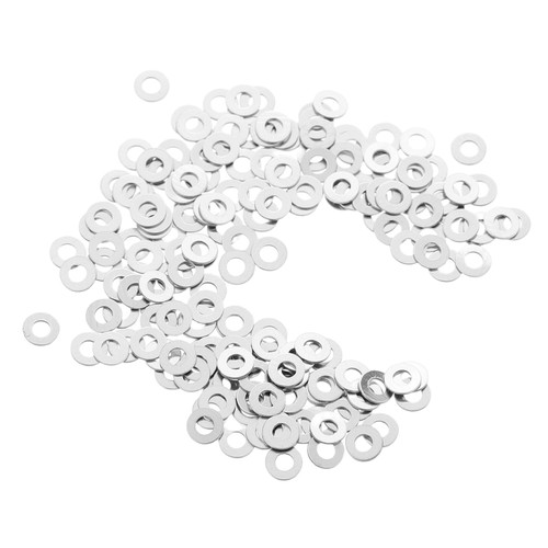 600pcs Metal Flat Washers: 1.4mm Inner Diameter Screw Washer for ...