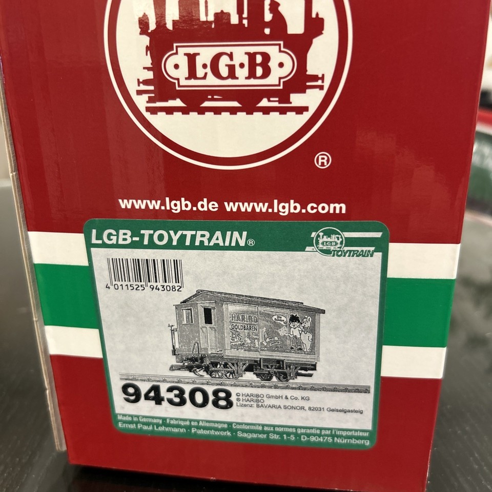 Lehmann Toy Train System LGB G Scale 94308 Haribo Boom Car HARD TO FIND ...