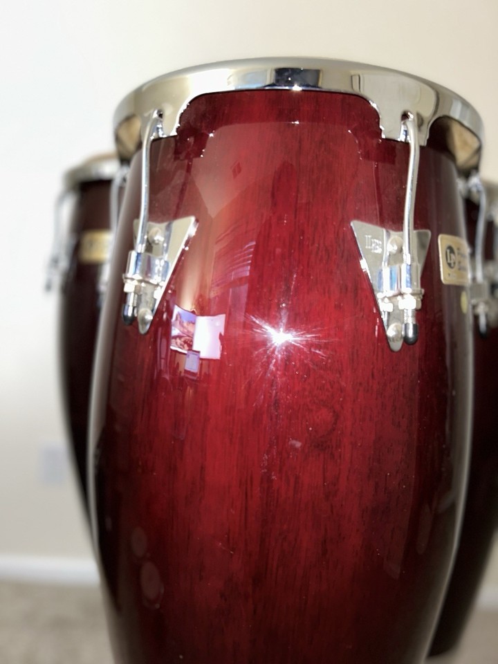 Beautiful LP Latin Percussion 3 Piece Conga Set Performer Series ...