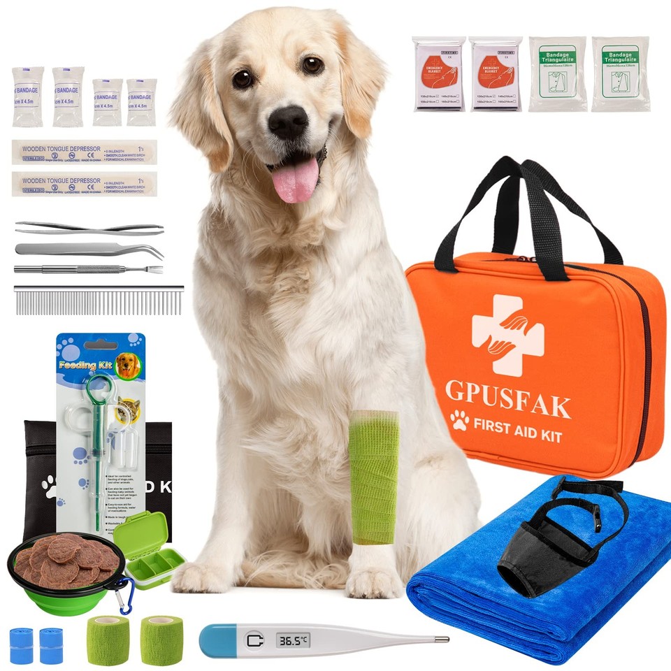 Dog First Aid Kit - Pet First Aid Kit for Dogs and Cats Pet First Aid ...