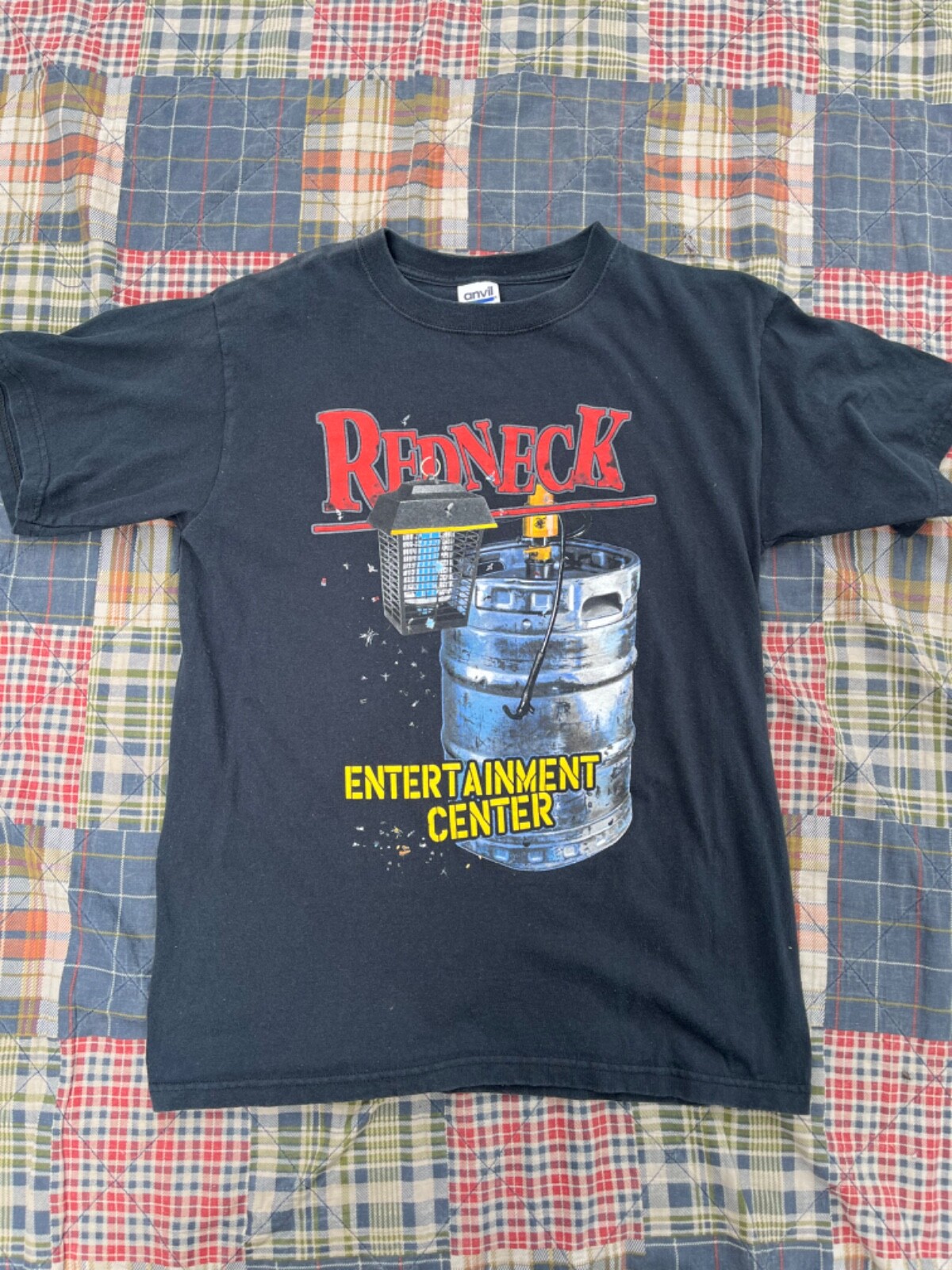 Vintage Anvil Redneck Entertainment Center T Shirt Me… - Gem