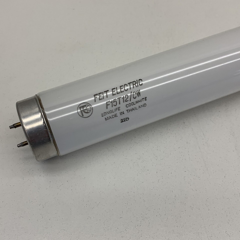 Feit Electric F15T12/CW Fluorescent 15-Watt Lamp Light Bulb 15W Cool ...