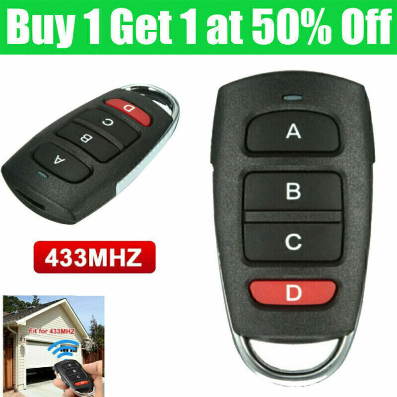 Universal 433mhz Electric Garage Door Cloning Remote Control Gate ...
