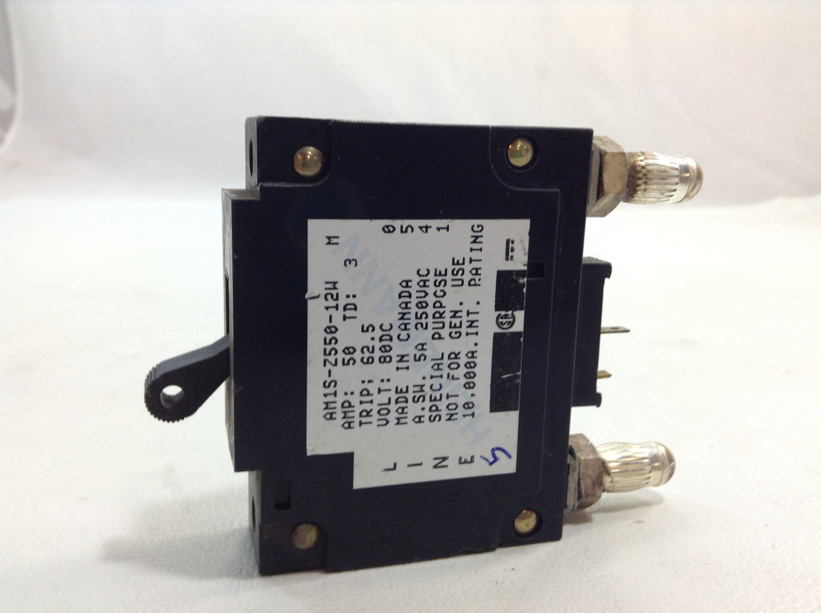 Heinemann AM1S-Z550-12W Breaker 50 Amp Bullet, New | eBay