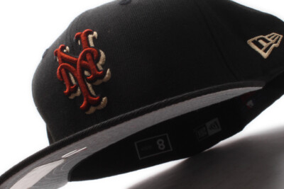 New Era New York Mets MLB Rust Fitted Cap Gray UV | eBay
