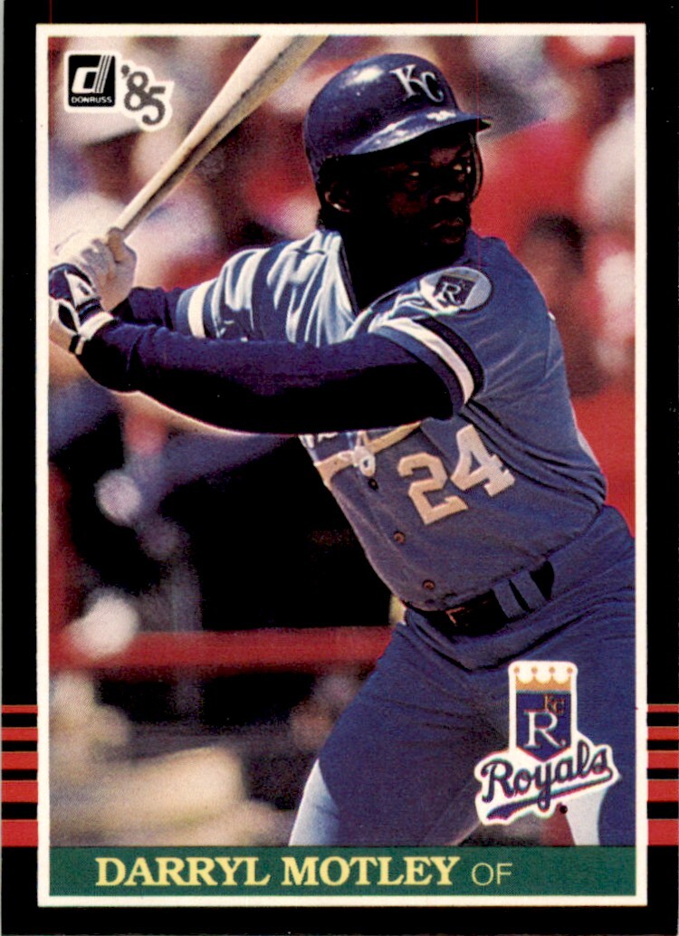 1985 Donruss Darryl Motley . Kansas City Royals #461 | eBay