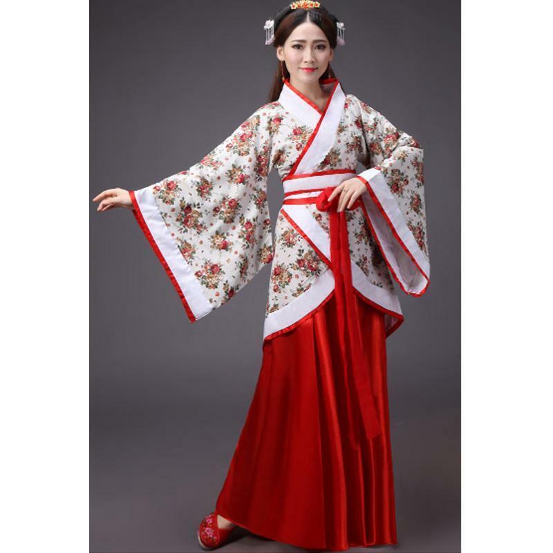 Women Chinese Hanfu Cosplay Costume Ancient Fairy Clothes Stage Dance ...