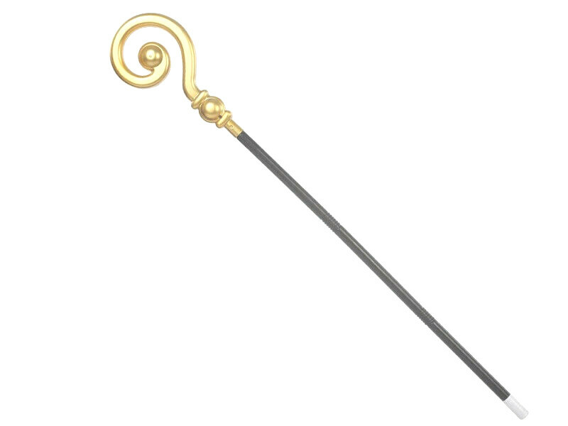 Hirtenstab 4 teilig Bischofsstab Weihnachten Krippenspiel Kostüm Hirte ...