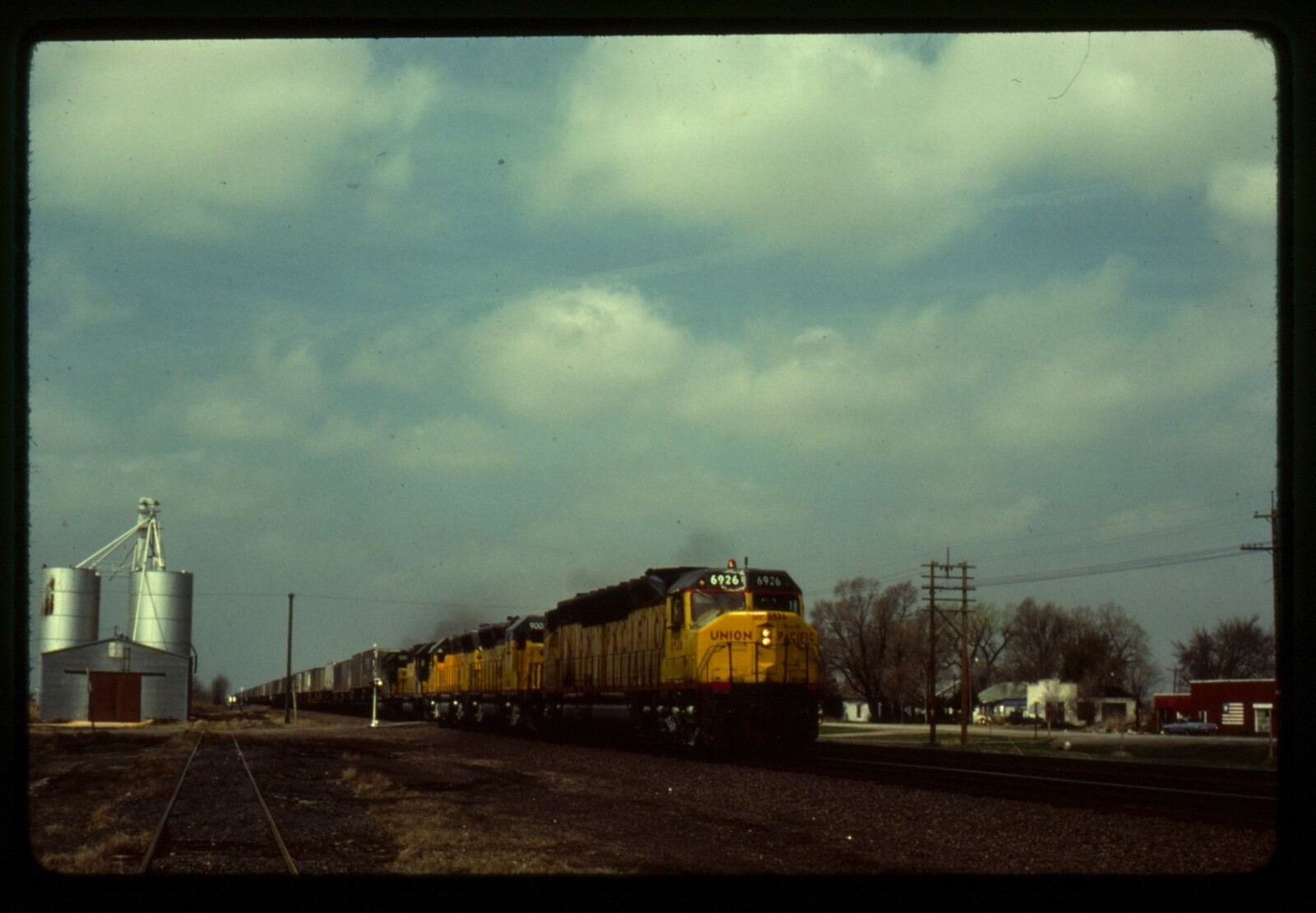 Railroad Slide - Union Pacific #6926 DD40 Locomotive 1978 Odessa ...