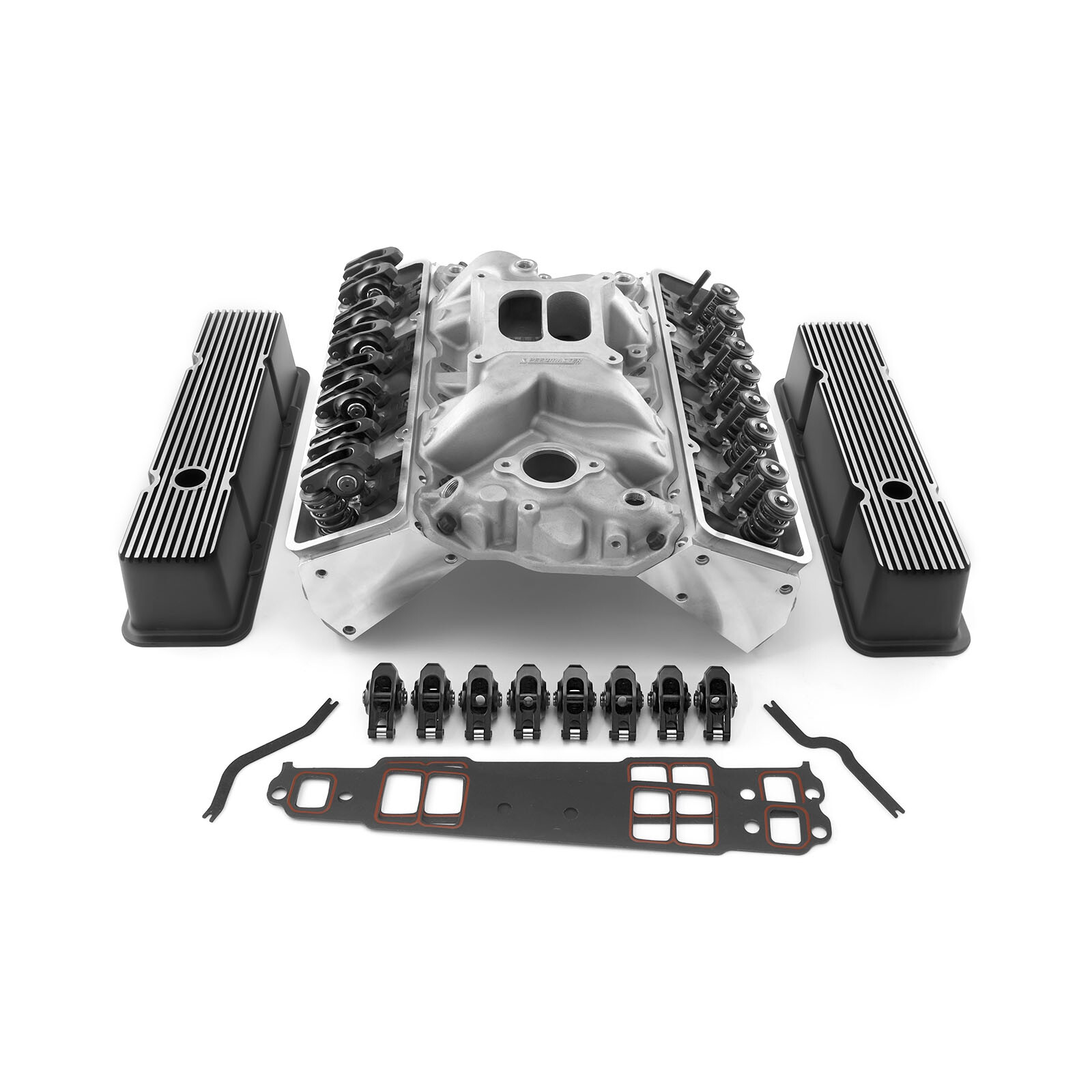 Chevy SBC 350 Straight Cylinder Head Top End Engine Combo Kit ...