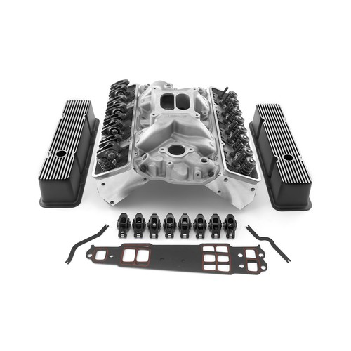 Chevy SBC 350 Angle Cylinder Head Top End Engine Combo Kit ...