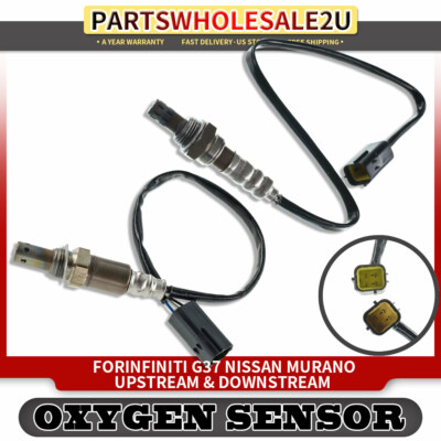 2pcs O2 Oxygen Sensors for Nissan Murano 2009 2010 Infiniti G37 2008 ...