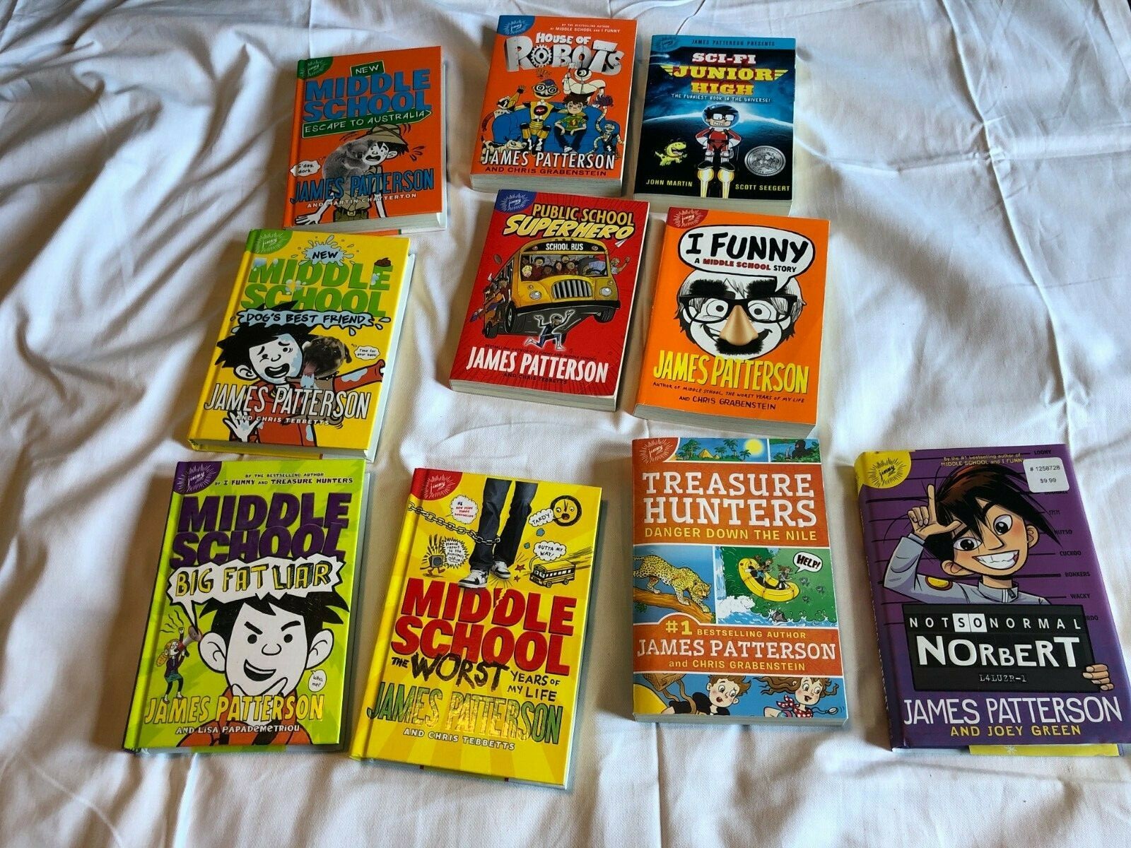 Lot of 12 Middle School Books Series by James Patterson Children's ...