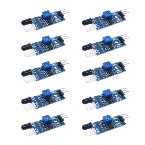 10PCS Smart Car Robot IR Infrared Obstacle Avoidance Sensor Replacement ...