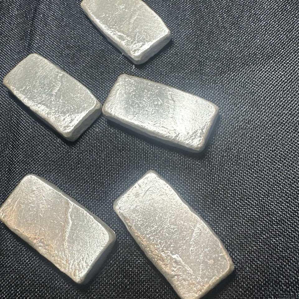 5🔥1oz Hand Poured Silver Bars By Prospectors Gold And Gems | eBay