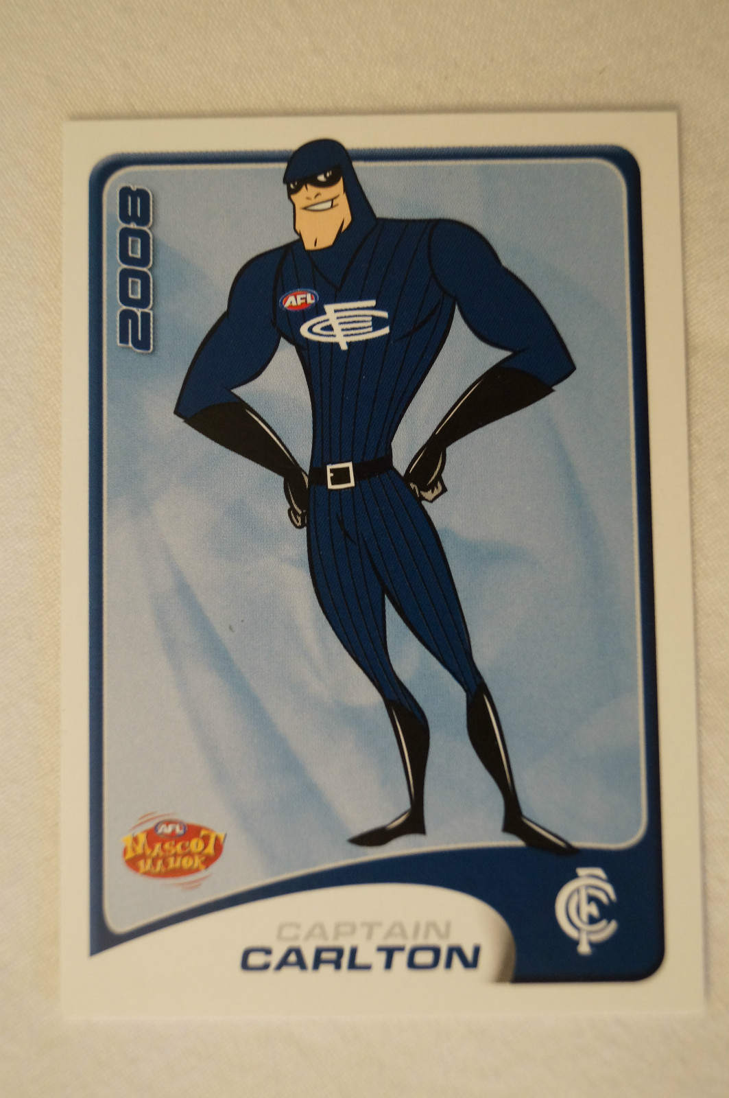 Carlton - Team Mascot and Checklist Card - Captain Carlton. | eBay ...