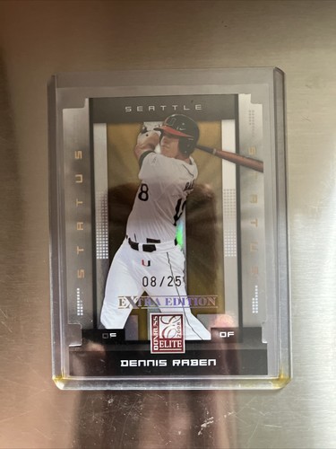 2008 Donruss Elite Extra Edition Status Gold Die-Cuts /25 Dennis Raben ...