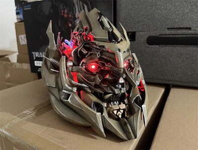 Killerbody Transformers Megatron Wearable Helmet Mask Voice Control Cos ...