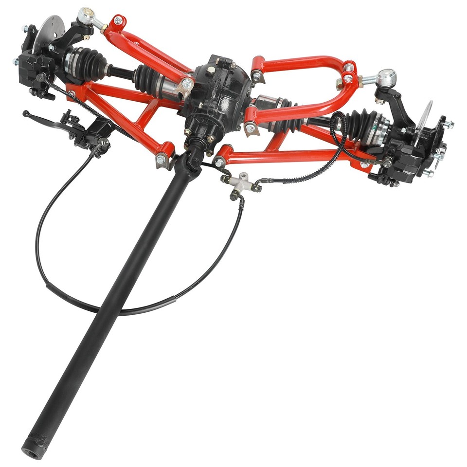 4WD Rear Drive Shaft CV Axle Shock Swing Arm Assembly ATV UTV Quad ...