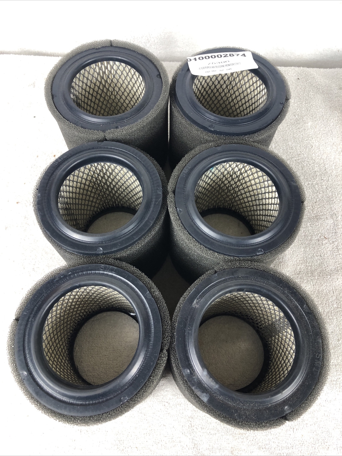 Lot of 6 Opacity Purge Air Filters Teledyne 820202 A737AES (3963) | eBay