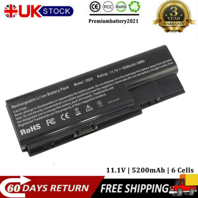 AS07B31 Battery For Acer Aspire 5930 5930G 5920 5920G 8730ZG 6930 ...