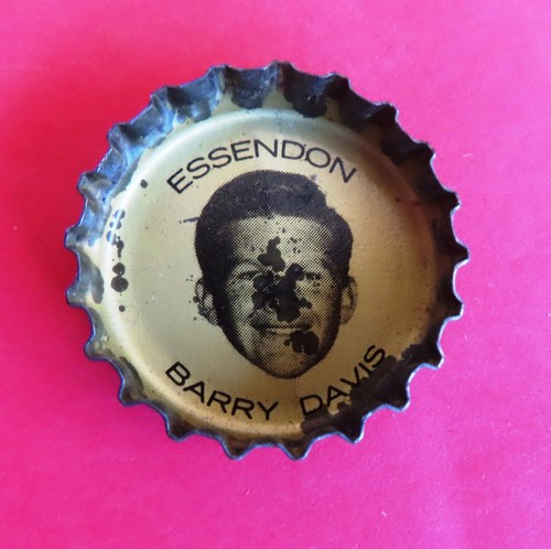1963 Coca Cola VFL Player Bottle Top: BARRY DAVIS (Essendon) | eBay ...