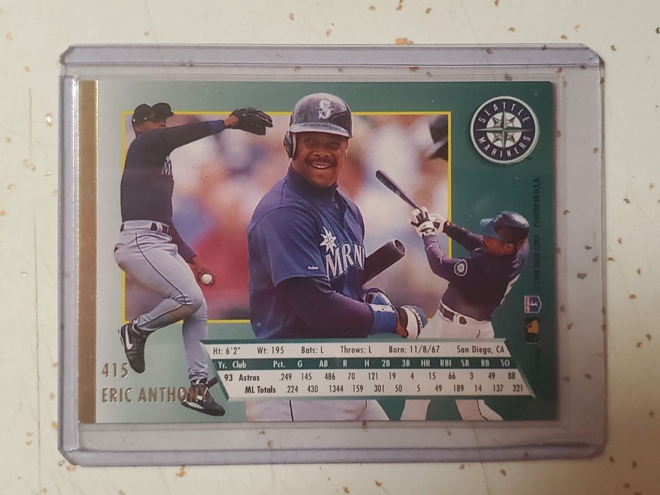Eric Anthony 1994 Fleer Ultra Series 2 MLB #415 Mariners | eBay